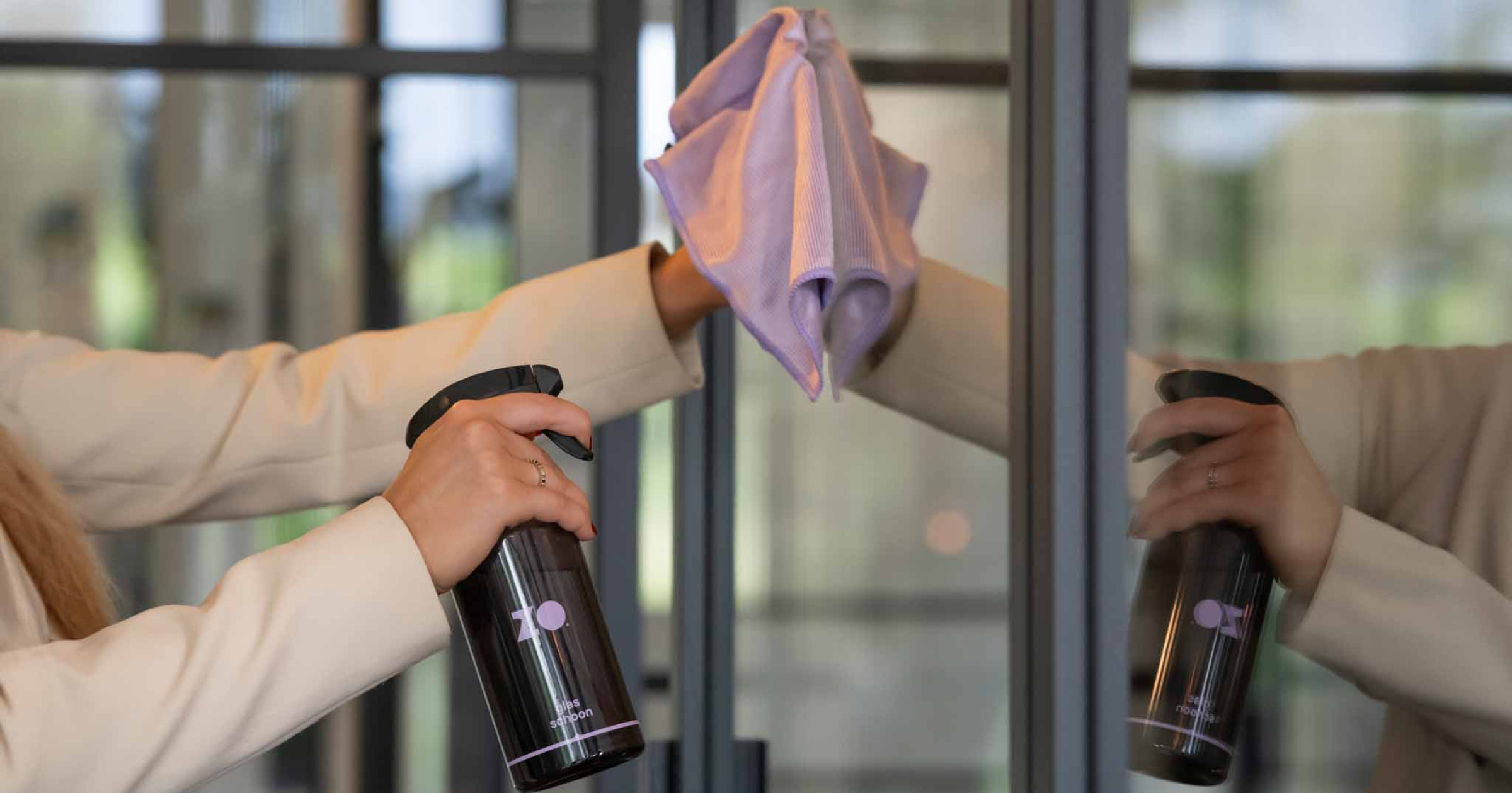 met ZOschoon | hou je glazen deur schoon! - GewoonGers